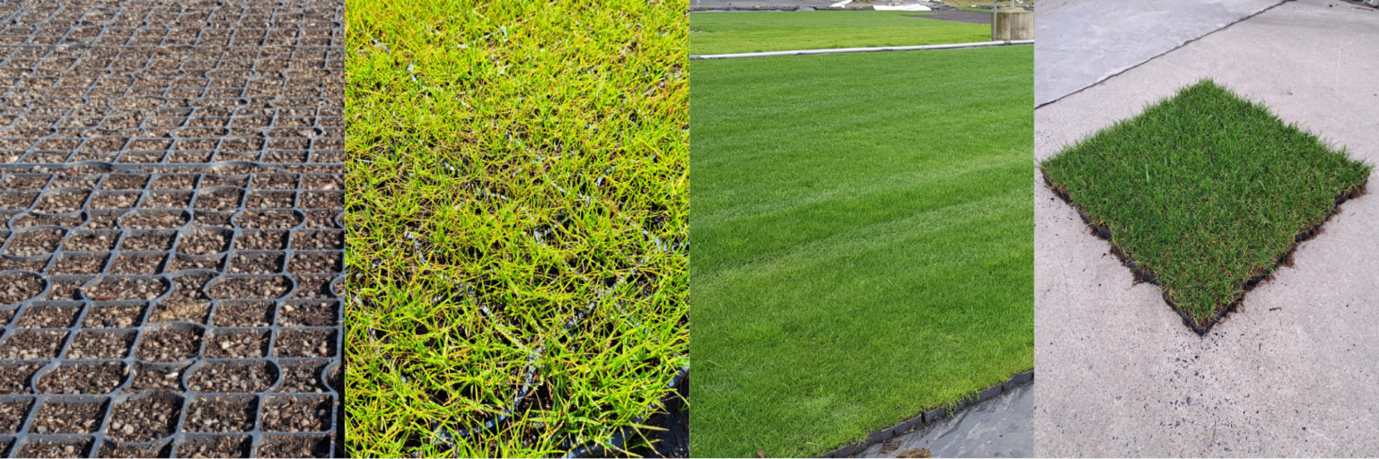 Voorbegroeide grastegels - Instant happiness - Gravelart