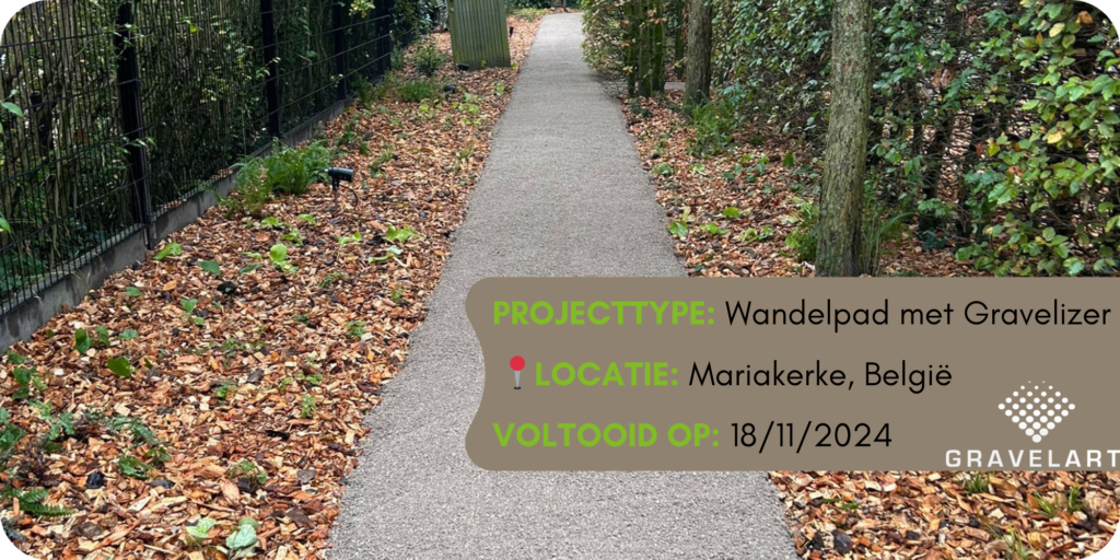 Realisatie Gravelizer: Wandelpad in een privétuin - Gravelart